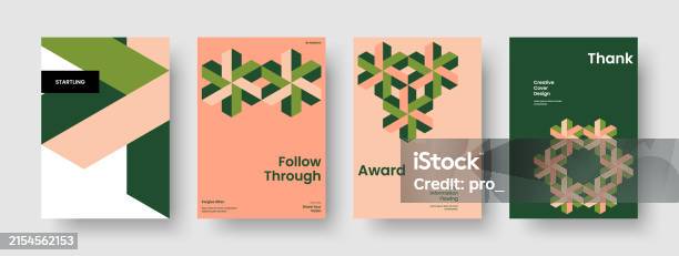 Tata Letak Latar Belakang Terisolasi Template Poster Abstrak Desain
