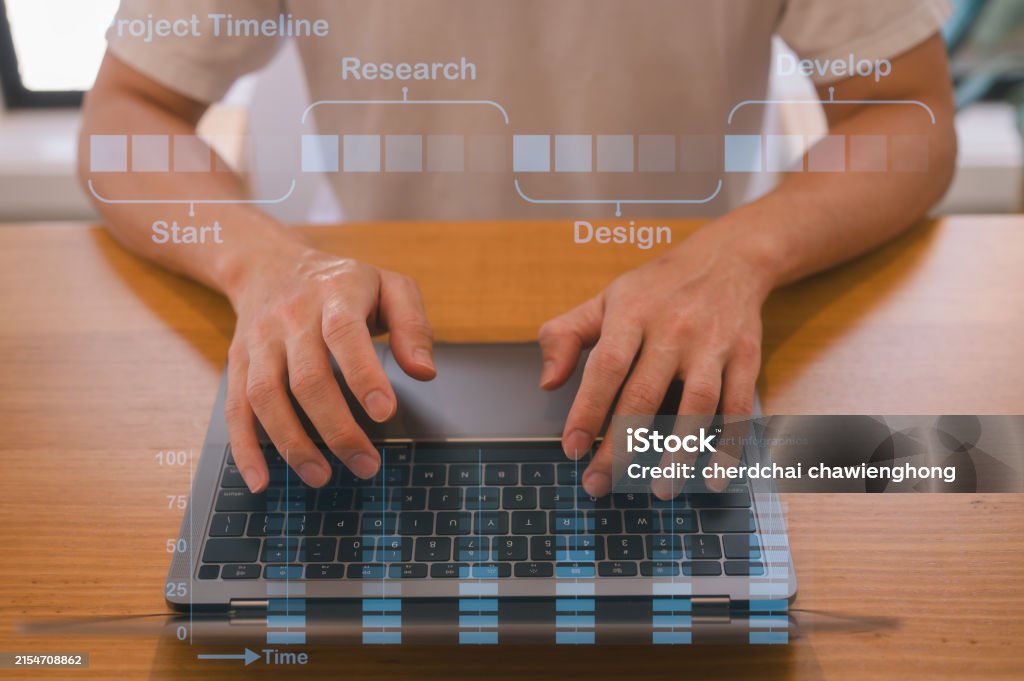 Devops Software Development And It Operations Programer Development Concept Man Using Computer