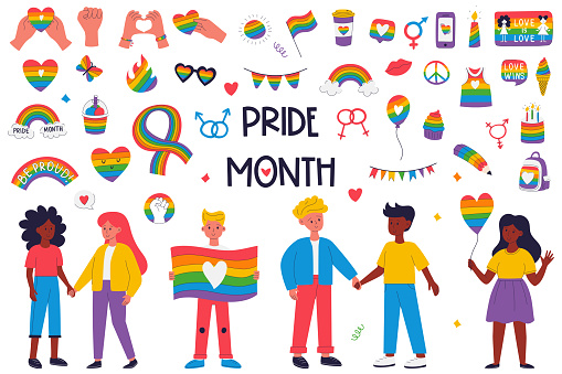 Pride Month Is A Time To Celebrate The Lgbtq Community Stock