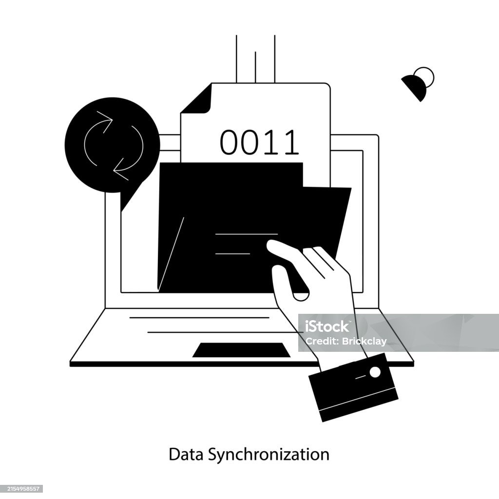 Data Synchronization Stock Illustration - Download Image Now - Backup ... Data Synchronization Stock Illustration - Download Image Now - Backup ...