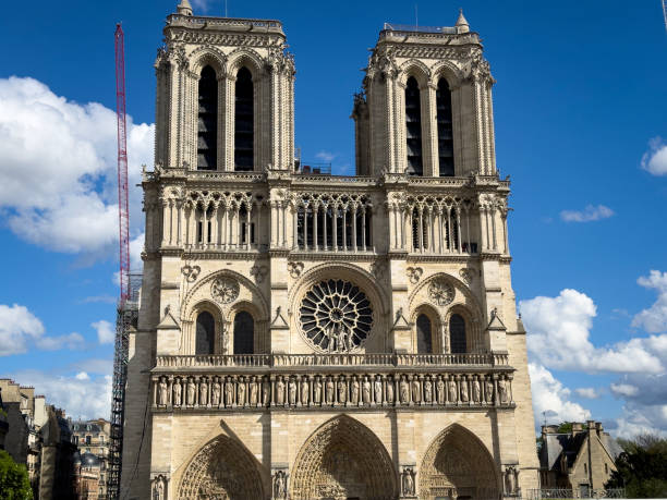Free Stock Photo of Gothic architecture of the iconic Notre-Dame de ...