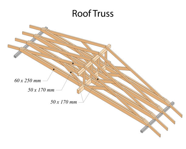 [90] Roof truss Clipart Vector PNG , SVG, EPS, PSD, AI