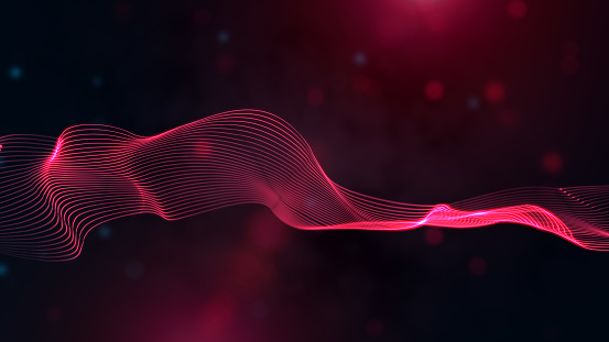 Abstract Elegant Red Shiny Flowing Turbulence Wavy Lines With Lens ... Abstract Elegant Red Shiny Flowing Turbulence Wavy Lines With Lens ...