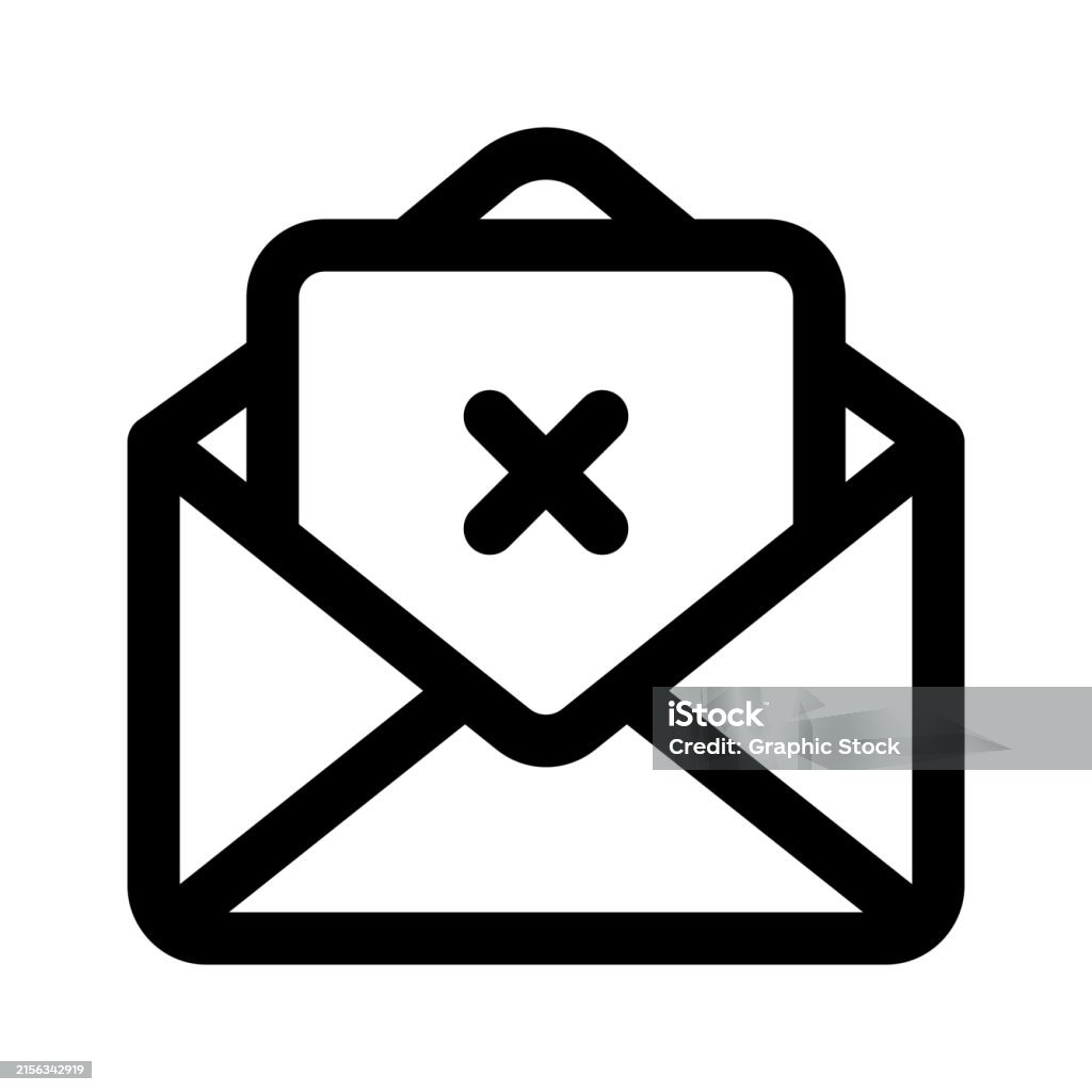 Cross Sign On Mail Denoting Icon Of Mail Error Spam Mail Vector Design ... Cross Sign On Mail Denoting Icon Of Mail Error Spam Mail Vector Design ...