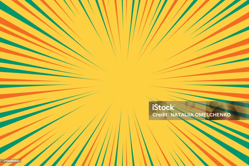 Speed Lines Wallpaper With Pop Art Vector Stock Illustration Download