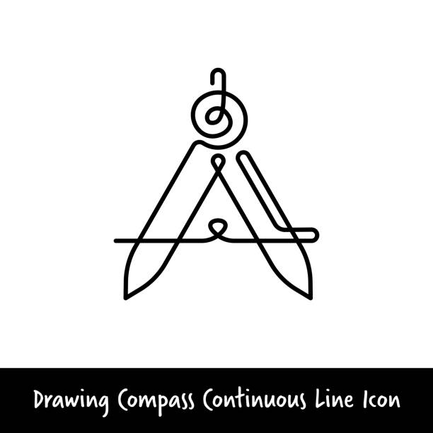 30+ Continuous Line Drawing Compass Stock Photos, Pictures & Royalty ... 30+ Continuous Line Drawing Compass Stock Photos, Pictures & Royalty ...
