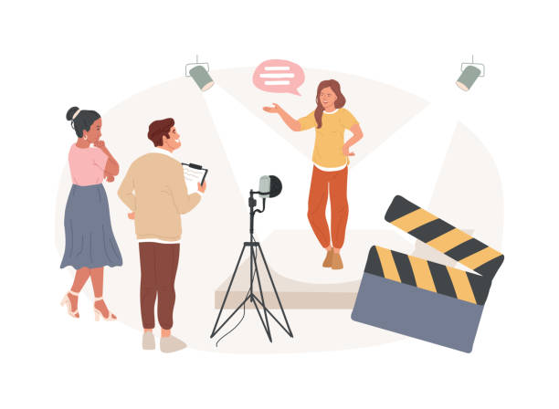 Audition acting Clipart Vector PNG , SVG, EPS, PSD, AI