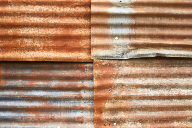 Free Stock Photo of Corrugated Metal Roof Texture with Rust | Download ...