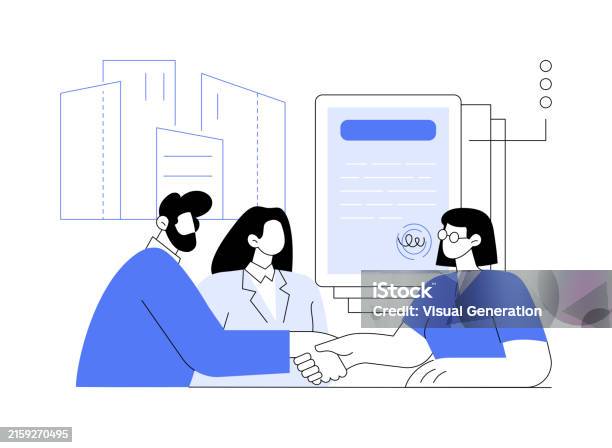 Making A Real Estate Deal Isolated Cartoon Vector Illustrations Stock ... Making A Real Estate Deal Isolated Cartoon Vector Illustrations Stock ...