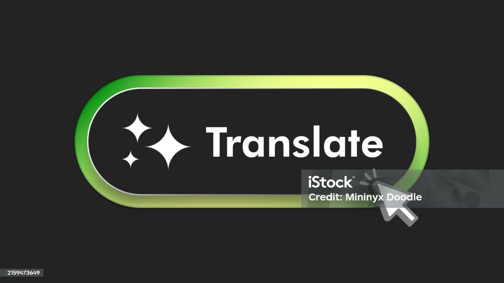 Generative Ai Translate Button User Interface Stock Illustration ... Generative Ai Translate Button User Interface Stock Illustration ...
