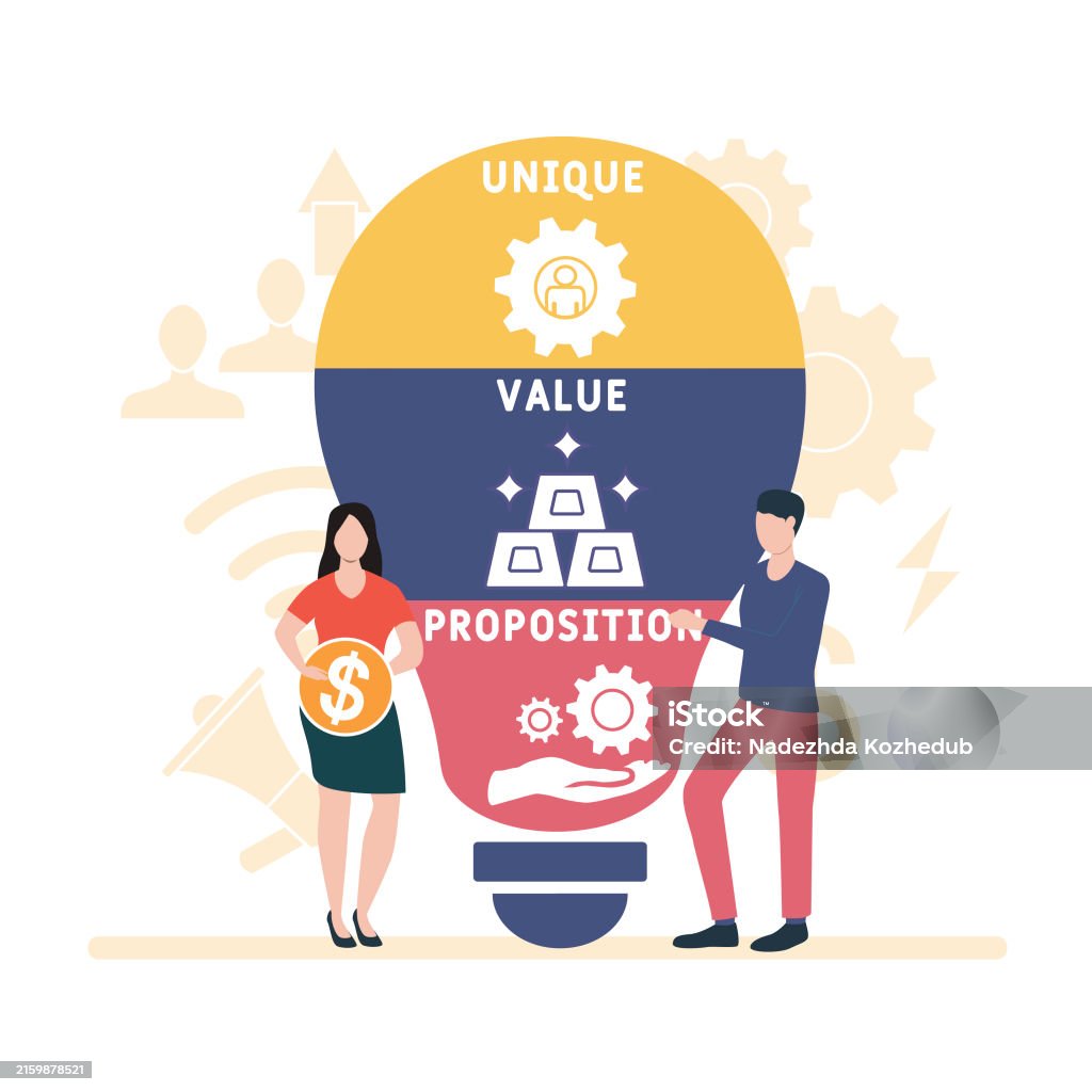 Uvp Unique Value Proposition Stock Illustration Download Image Now