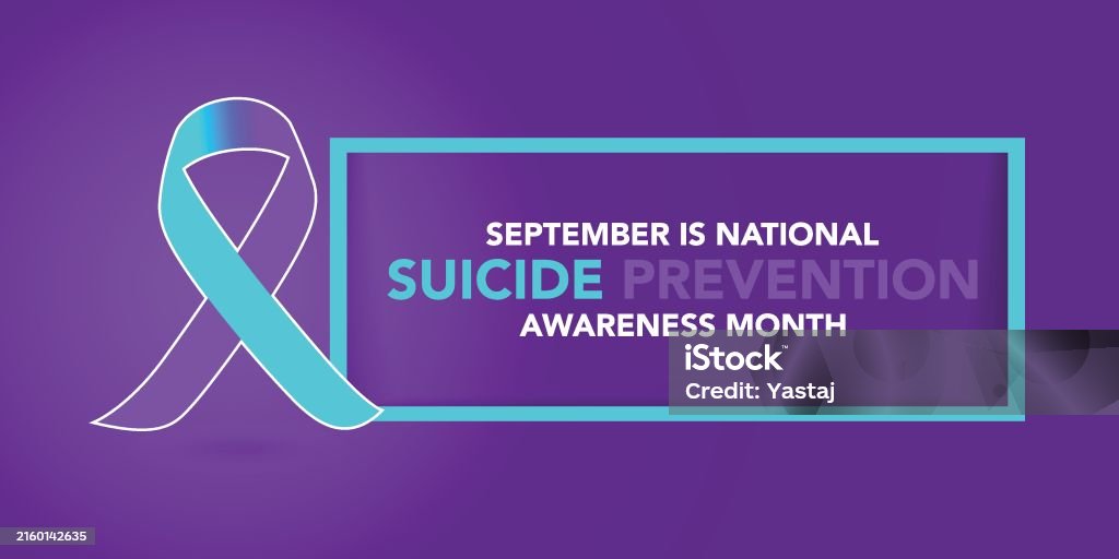 National Suicide Prevention Awareness Month Two Hand With Suicide