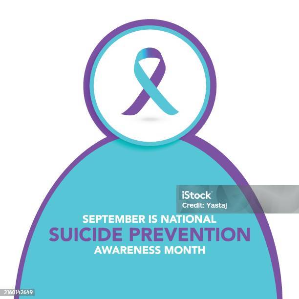 National Suicide Prevention Awareness Month Two Hand With Suicide