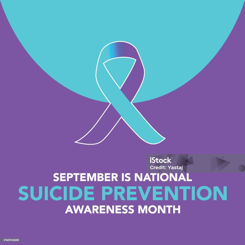 National Suicide Prevention Awareness Month Two Hand With Suicide
