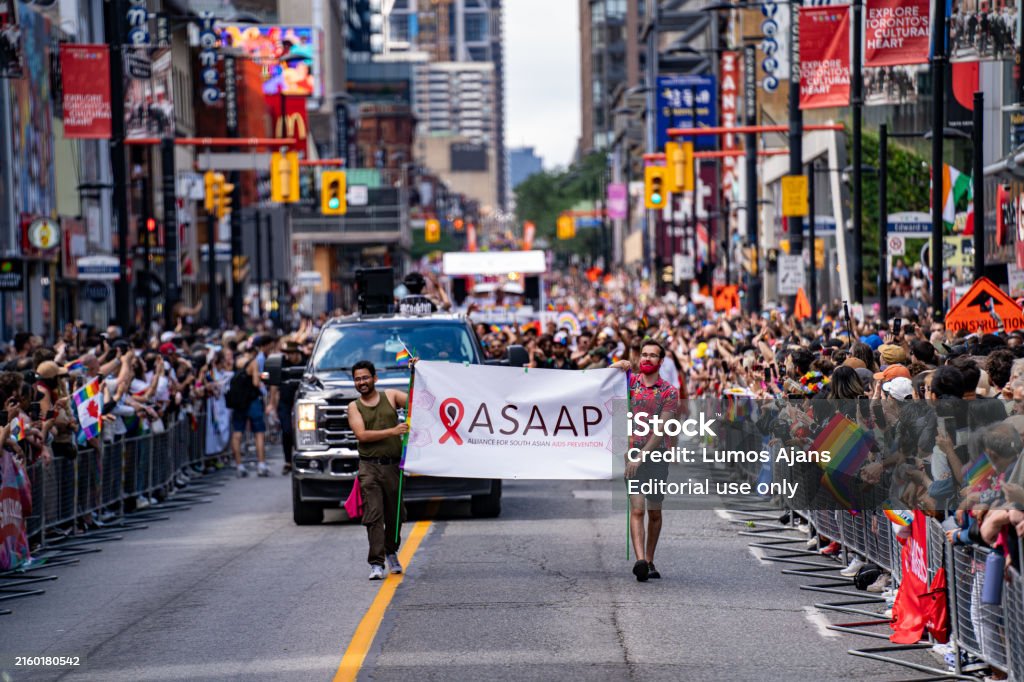 Crowds Of People At The 2024 Annual Pride Parade In Downtown Toronto Toronto Canada Jun 30 2024