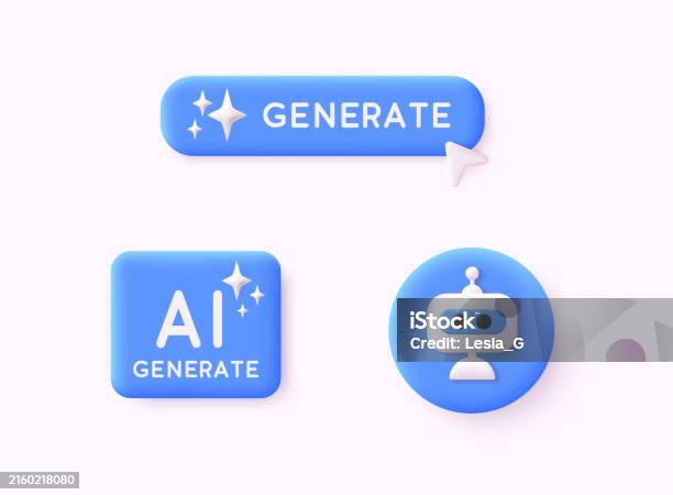 Generate Ai Buttons Icons Ai Stars Icon Artificial Intelligence Logo ... Generate Ai Buttons Icons Ai Stars Icon Artificial Intelligence Logo ...