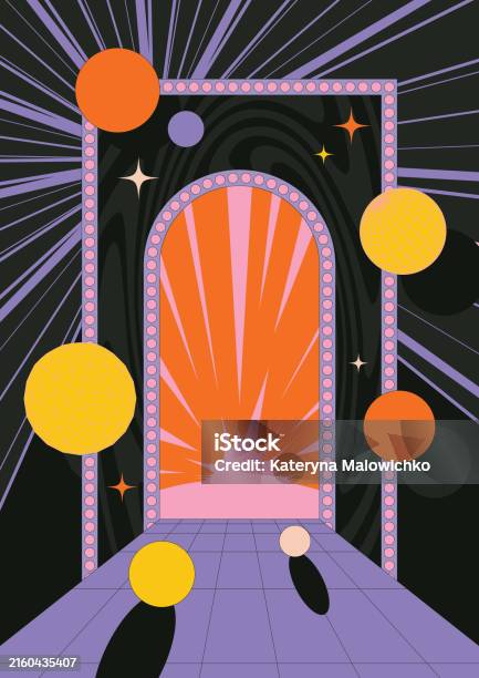 Abstract Dimensions And Spaces Vector Illustration Stock Illustration
