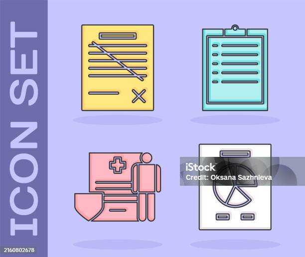 Set Document With Graph Chart Delete File Document Medical Clipboard ... Set Document With Graph Chart Delete File Document Medical Clipboard ...