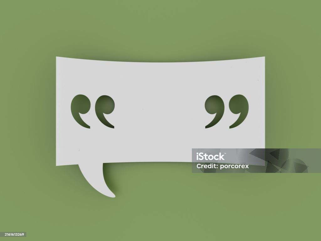 Speech Bubble With Quotation Marks Stock Photo - Download Image Now ... Speech Bubble With Quotation Marks Stock Photo - Download Image Now ...