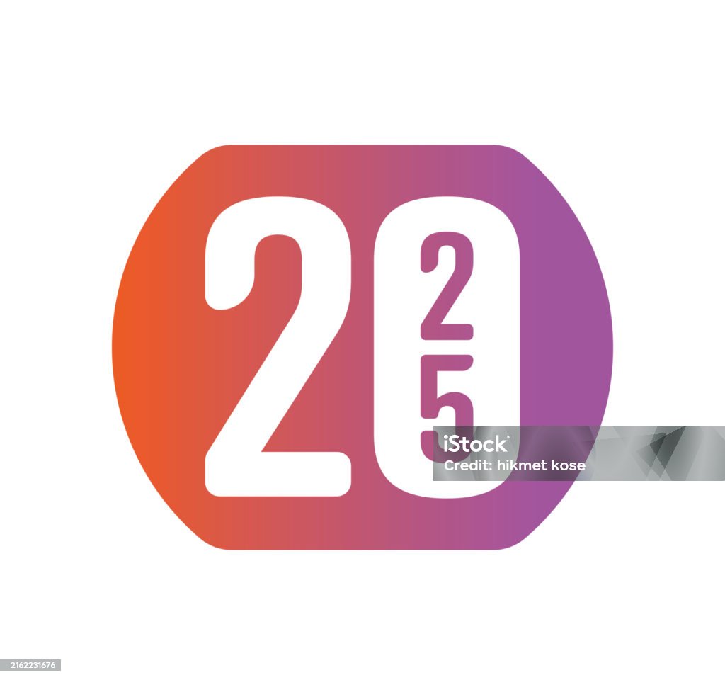 Gradient 2025 Concept 2025 Concept For Calendar Agenda Stock ... Gradient 2025 Concept 2025 Concept For Calendar Agenda Stock ...
