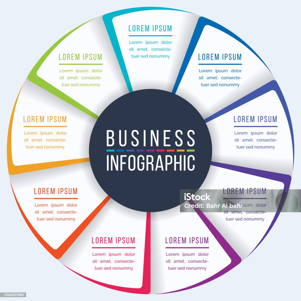 9 Steps Circle Infographic Design 9 Steps Objects Elements Or Options ... 9 Steps Circle Infographic Design 9 Steps Objects Elements Or Options ...