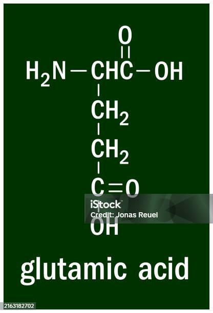 Glutamic Acid Stock Illustration Download Image Now Abstract Atom Blue Istock