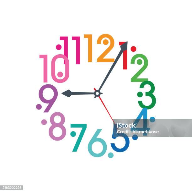Antarmuka Jam Dinding Dengan Angka Konsep Jam Analog Dengan Angka ... Antarmuka Jam Dinding Dengan Angka Konsep Jam Analog Dengan Angka ...