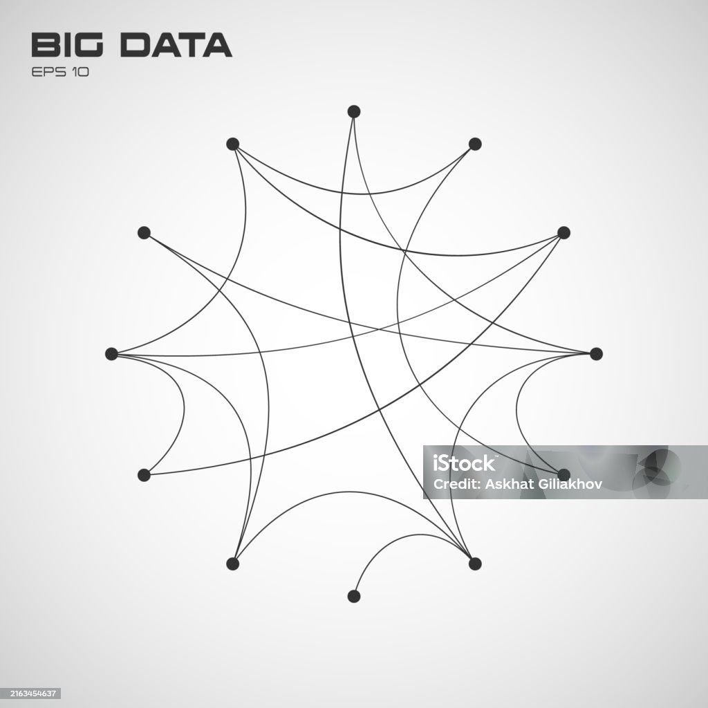 Big Data Visualization Of Algorithms Stock Illustration Download