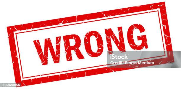 Wrong Red Grunge Stamp Stock Illustration - Download Image Now ... Wrong Red Grunge Stamp Stock Illustration - Download Image Now ...