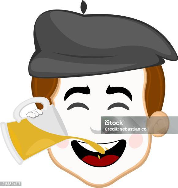 Ilustración De Ilustración Vectorial Personaje De La Cabeza Artista