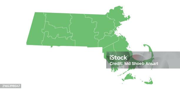 Massachusetts Administrative Map Counties Map Of Massachusetts Blank Map Empty Map Of