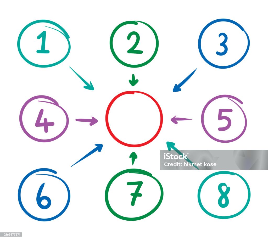 Hand Drawing Six Round Infographic Vector Stock Illustration - Download ... Hand Drawing Six Round Infographic Vector Stock Illustration - Download ...