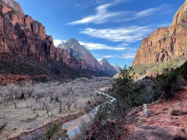 Free picture: zion, national park, valley, valleys, streams