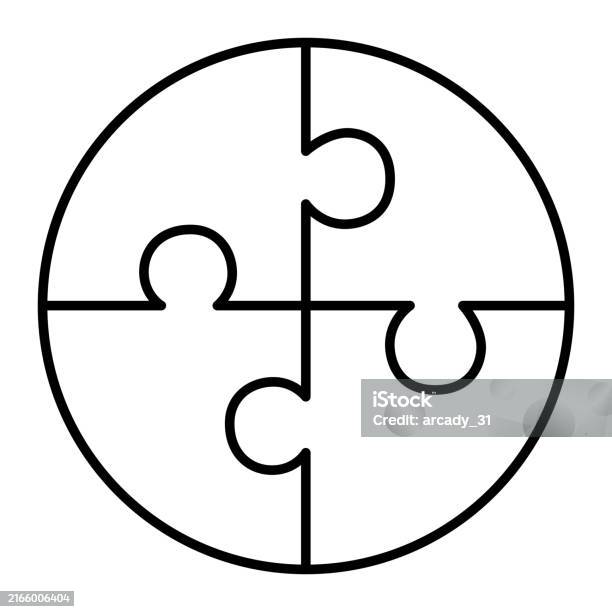 Four Part Puzzle Diagram Stock Illustration - Download Image Now ... Four Part Puzzle Diagram Stock Illustration - Download Image Now ...