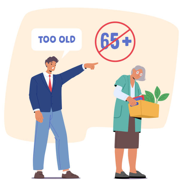 40 Ageism Office Stock Illustrations Royalty Free Vector Graphics