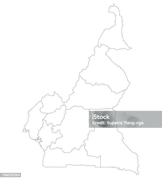 Carte Du Cameroun Carte Du Cameroun En Provinces Administratives De