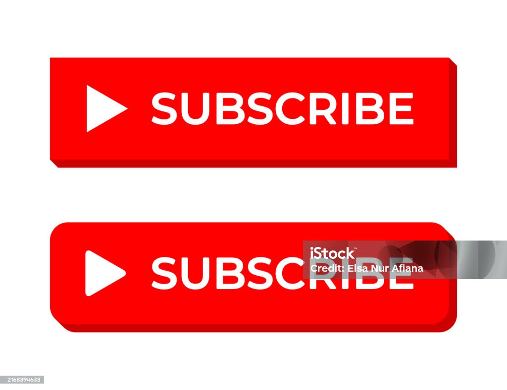 Red Subscribe Button Icon Subscriptions Concept Stock Illustration ... Red Subscribe Button Icon Subscriptions Concept Stock Illustration ...