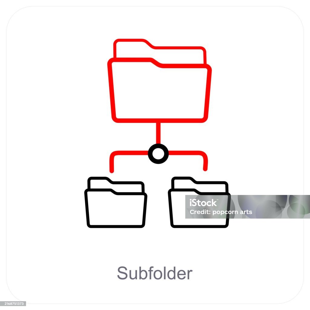 Vetores de Subfolder And Folder Icon Concept e mais imagens de Conceito ... Vetores de Subfolder And Folder Icon Concept e mais imagens de Conceito ...