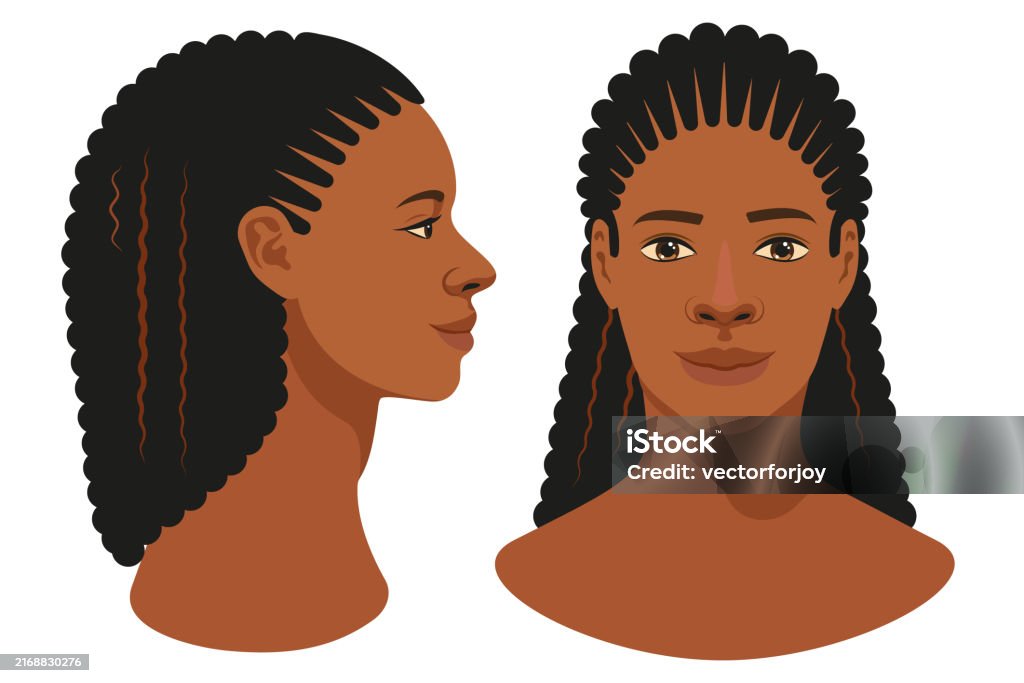 Ilustración de Ilustración Vectorial Plana De La Cara De Una Mujer En ... Ilustración de Ilustración Vectorial Plana De La Cara De Una Mujer En ...