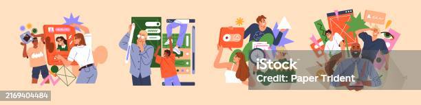Desain Ui Ux Dalam Set Pengembangan Aplikasi Desainer Membuat Antarmuka