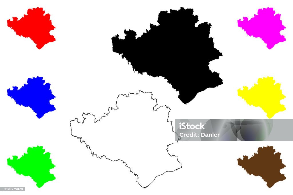 Rottalinn District Map Vector Illustration Scribble Sketch Rottal Inn ... Rottalinn District Map Vector Illustration Scribble Sketch Rottal Inn ...