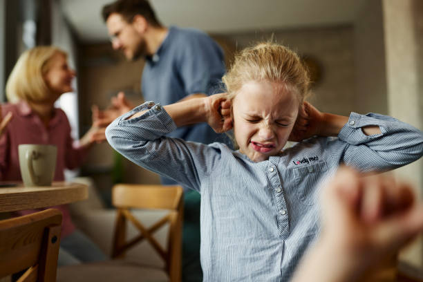 Free Stock Photo of A sad girl who endured listening to her parents ...