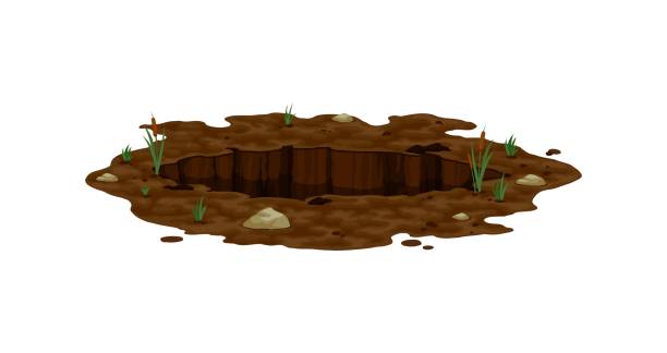 Mud pit Clipart Vector PNG , SVG, EPS, PSD, AI