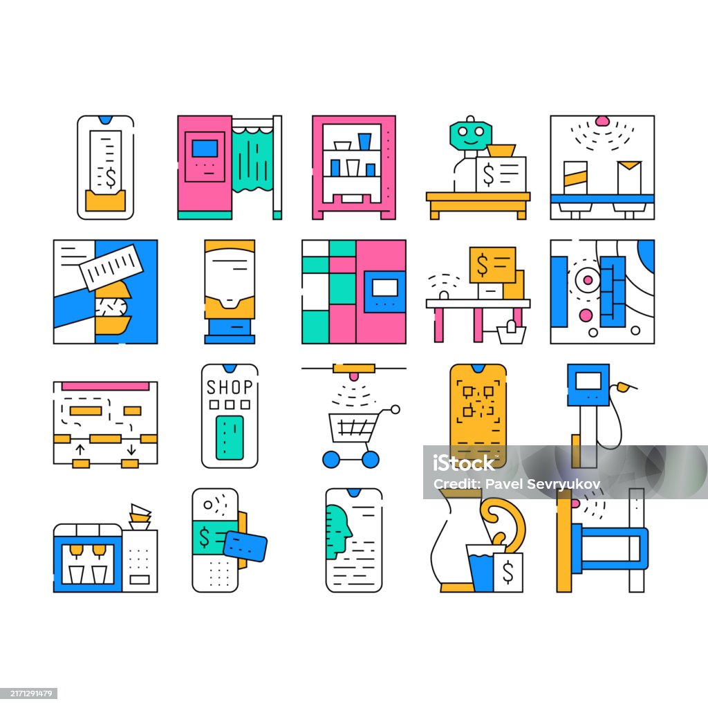 Self Service Buying Collection Icons Set Vector - QRコードのベクターアート素材や画像を多数 ... Self Service Buying Collection Icons Set Vector - QRコードのベクターアート素材や画像を多数 ...