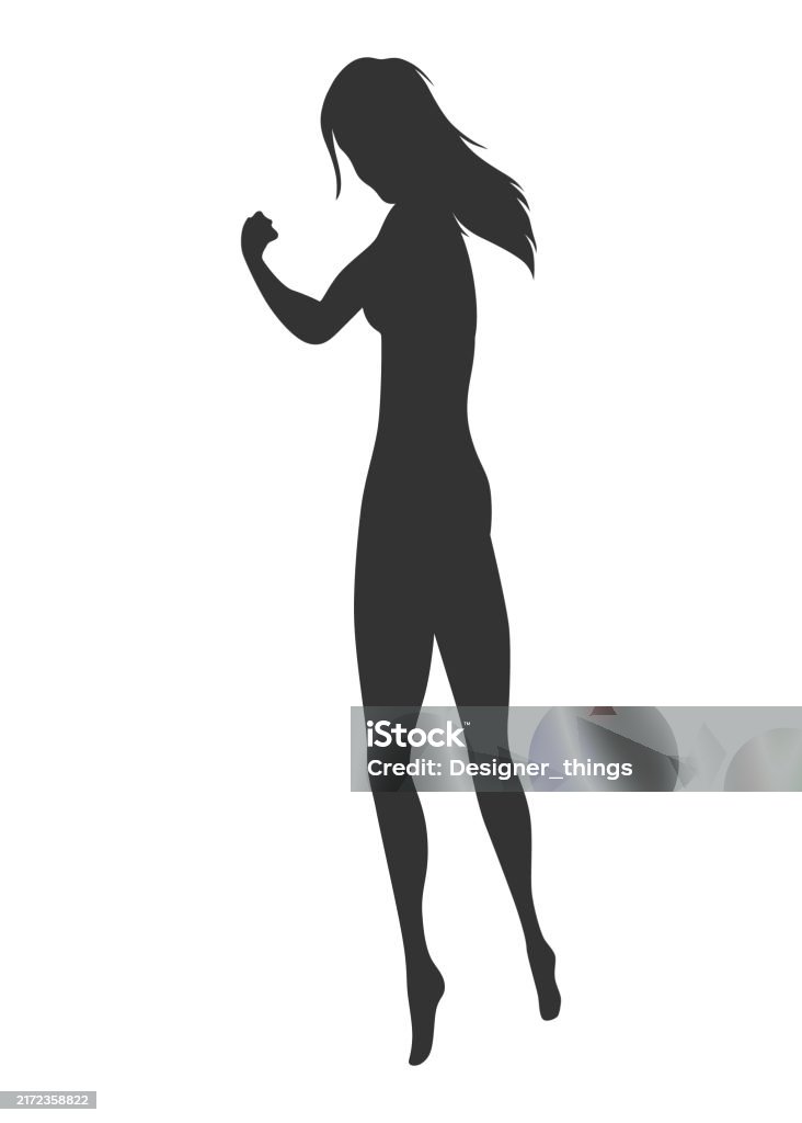 Woman Superhero Silhouette Business Woman Revealed As Super Hero Female