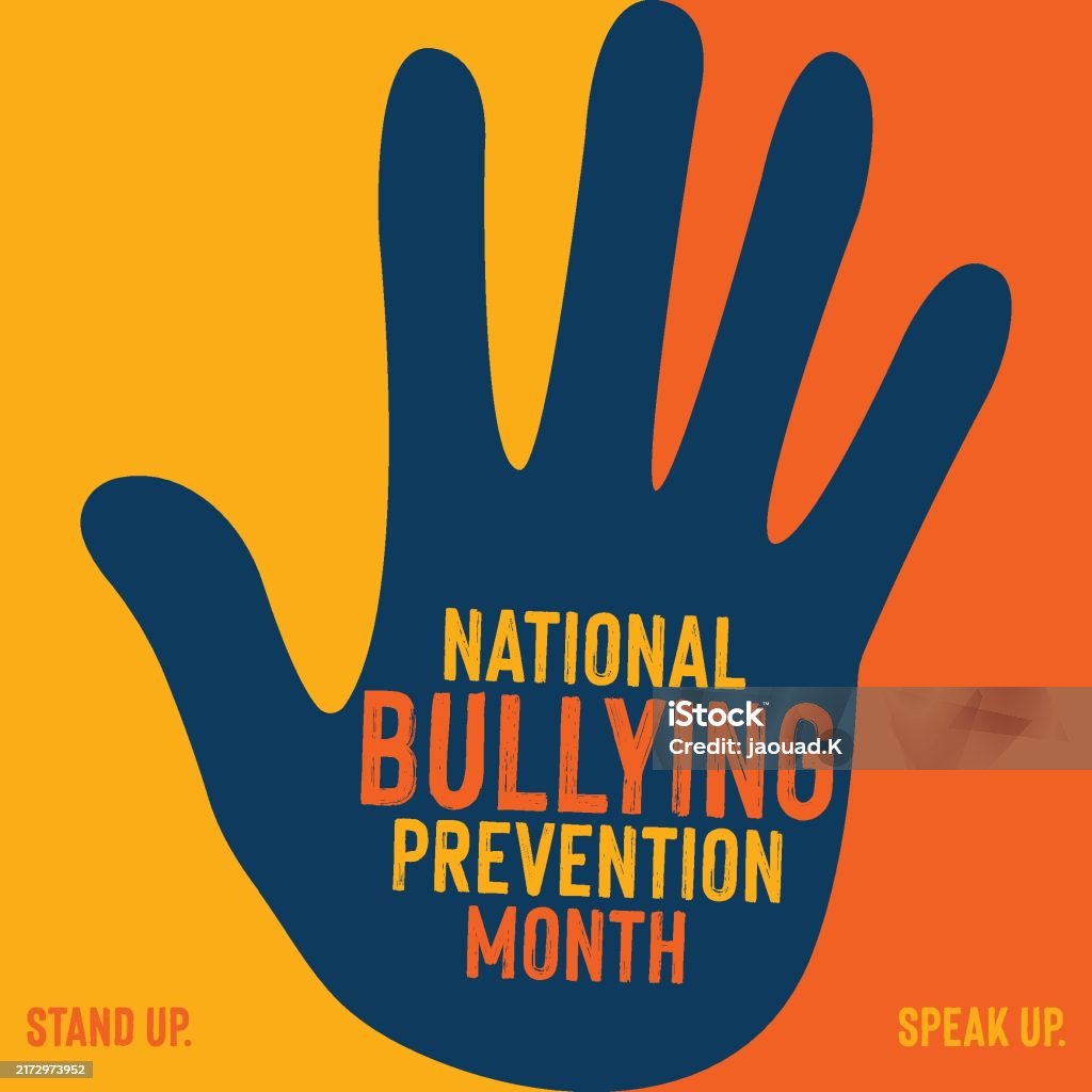 Ilustración De National Bullying Prevention Month Concept Design