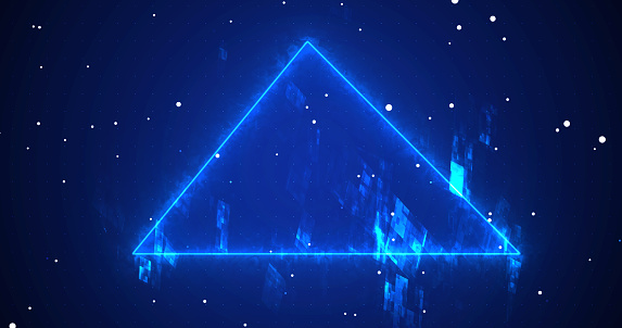 Triangular Cyber Security Bigdata Connectivity Fractal Particle Loop