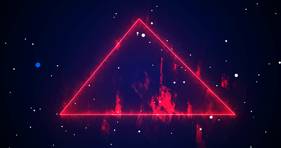 Triangular Cyber Security Bigdata Connectivity Fractal Particle Loop