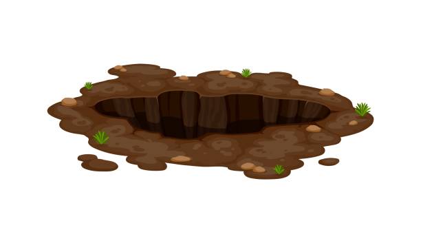 Mud pit Clipart Vector PNG , SVG, EPS, PSD, AI