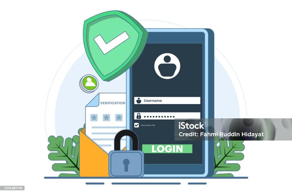 Twostep Verification Concept Otp Authentication Password Onetime